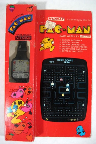 Vintage Nelsonic Pac-Man Watch | Rare Video Games Auctions, Sales & Pricing